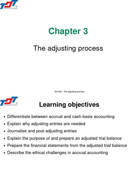 Ch03 The Adjusting Process Pdf Deferral Expense