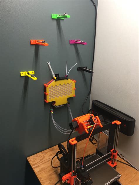 Free 3d File Mmu Color Coded Filament Path Filament Buffer