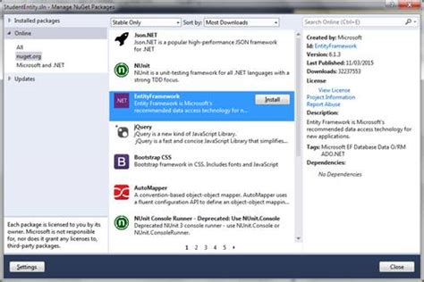 Entity Framework With ADO NET Entity Data Model