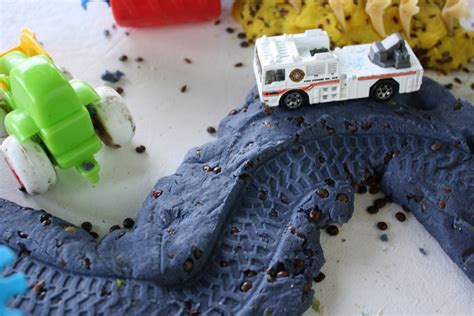 Sassys Sanity Lumpy Bumpy Road Playdough Teusday Treasure