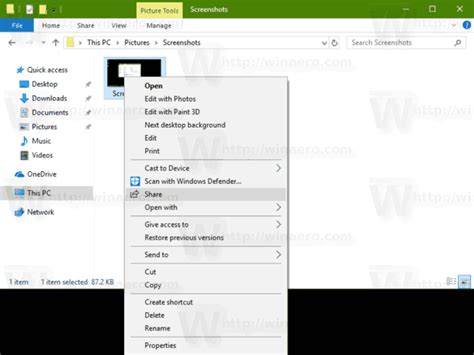 Remove Share Context Menu In Windows