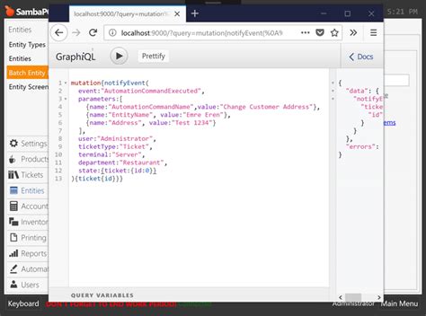 Updateentity Mutation For Graphql V5 Request Sambaclub Forum