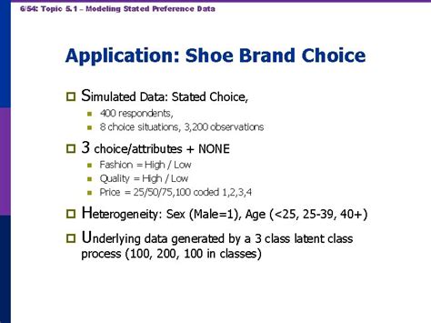 154 Topic 5 1 Modeling Stated Preference Data