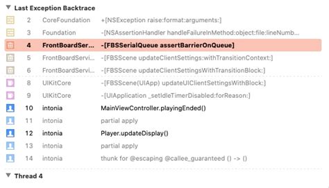 Ios Crash In Uiapplicationisidletimerdisabled Stack Overflow