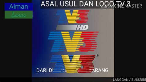 Logo Tv3 Tv3logo Logotvjamandahulu Youtube