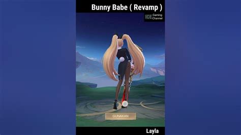 Layla || Bunny Babe ( 2021 Revamp Starlight Skin ) - MLBB # ...