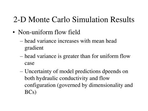 Ppt Stochastic Analysis Of Groundwater Flow Processes Powerpoint Presentation Id4500728
