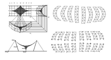 Bridge Elevation Section And Constructive Structure Details Dwg File