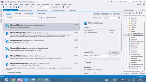 Create User Registration Using ASP NET And MongoDB