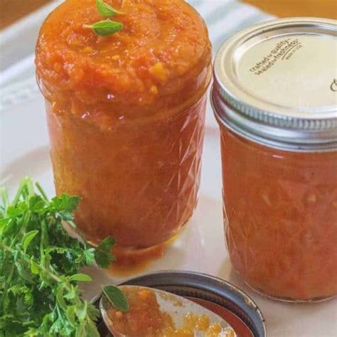 Homemade Basic Tomato Sauce Syrup And Biscuits