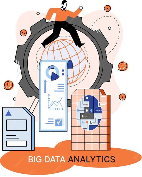 Premium Vector Big Data Analytics Process Of Analyzing Complex Data Sources For Effective