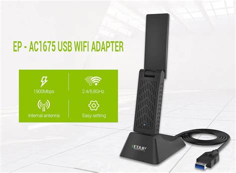EDUP EP AC USB WiFi Adapter M Portable Network Router GHz GearVita