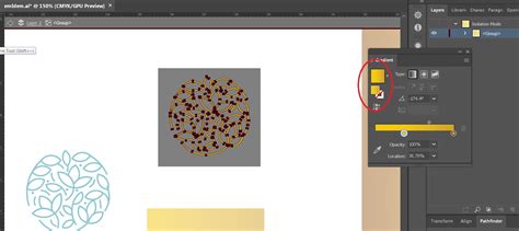 Adobe Illustrator Gradient Annotator Is Not Appearing Graphic