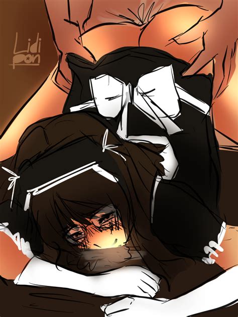 Rule 34 Against Surface Against Table Blush Blush Lines Brown Eyes Brown Hair Clapping