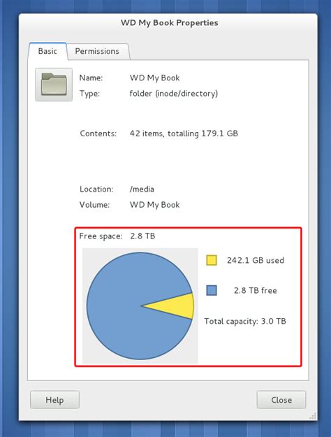 External Hard Drive Fedora Linux Disk Usage Analyzer Falsely Reports