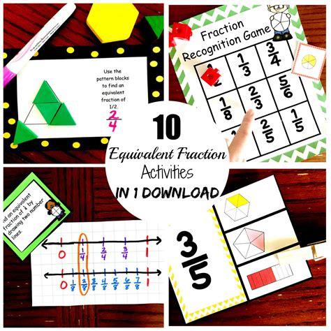 Teaching Equivalent Fractions 10 Fun Activities And Pdfs