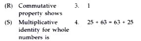 EXERCISE ASSERTION REASON TYPE From MTG IIT JEE FOUNDATION WHOLE NUMBERS For Class