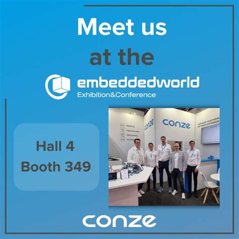 Conze Informatik Gmbh On Linkedin Embeddedworld Ew2024 Conze