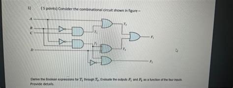 solved 1 5 points consider the combinational circuit
