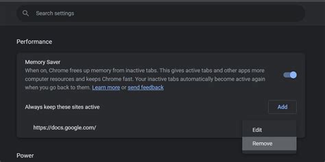 How To Use Chrome S Performance And Power Settings