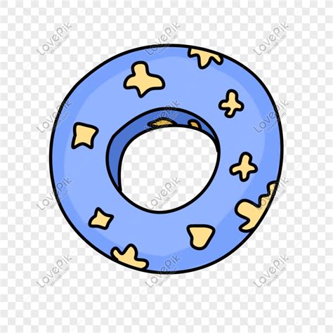 만화 블루 수영 반지 그림 Png 일러스트 무료 다운로드 Lovepik