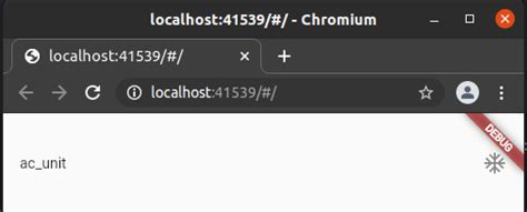 [web] apps shows wrong icons after updates · issue 80646 · flutter
