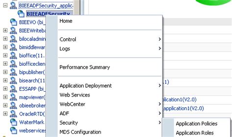 Oracle BI EE G Oracle ADF Part Understanding Security Integration