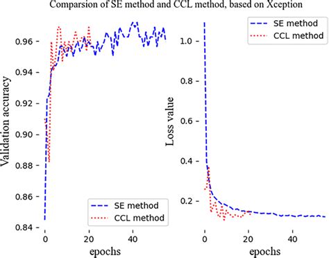 experiment performance on different model structures with xception