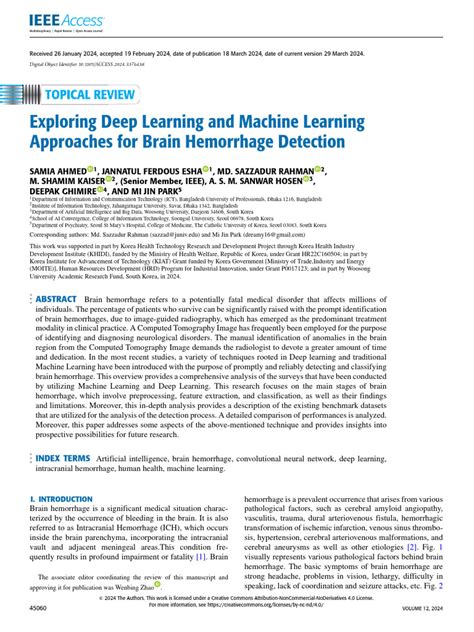 Exploring Deep Learning And Machine Learning Approaches For Brain Hemorrhage Detection Pdf