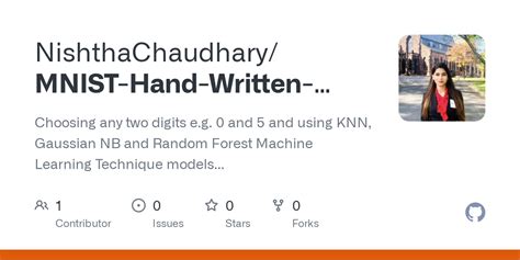 Github Nishthachaudharymnist Hand Written Digit Classification