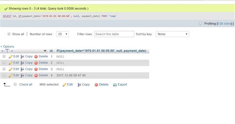 Mysql Date Time Format Null Values Return Default Time In Php Stack