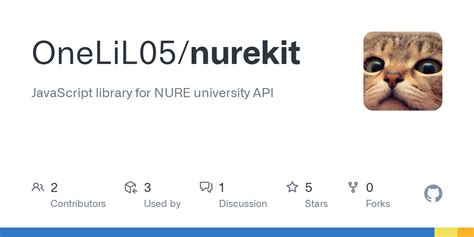 Github Onelil05nurekit Javascript Library For Nure Api