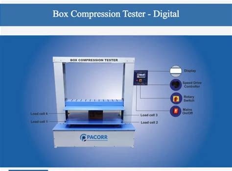 Corrugated Box Compression Tester At Best Price In Ghaziabad By Pacorr Testing Instruments
