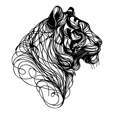 Premium Vector Abstract Tigerb