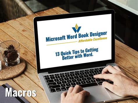 tip 11 macros word book designer