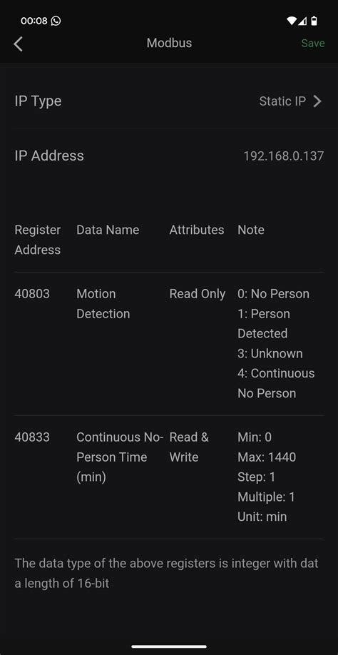 Modbus Config For Linknlink Motion Sensor Configuration Home Assistant Community