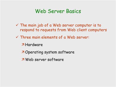 PPT Chapter 8 Web Server Hardware And Software PowerPoint Presentation ID 825410
