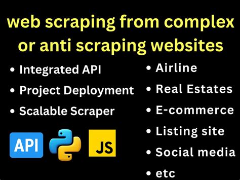 expert web scraping for complex or antibot and anti scraping websites