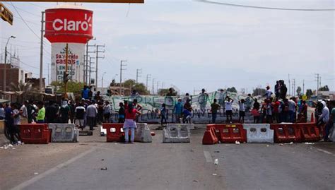 Bloqueos En Ica Panamericana Sur Declaratoria De Emergencia Con