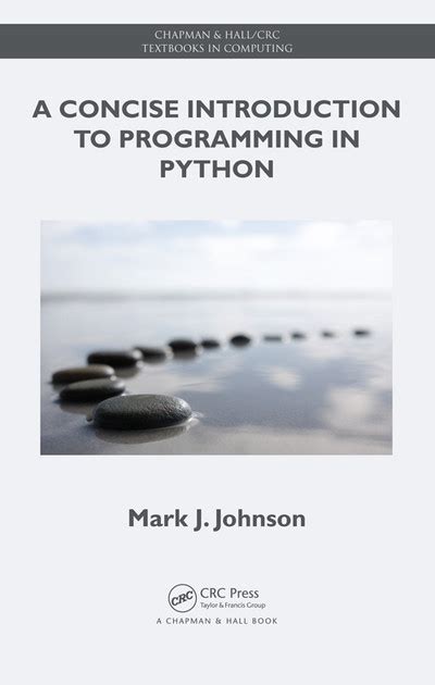 Front Cover A Concise Introduction To Programming In Python Book