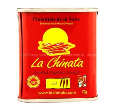 بودرة بابريكا مدخنة حارة 70 غرام لا شيناتا Hot Smoked Paprika