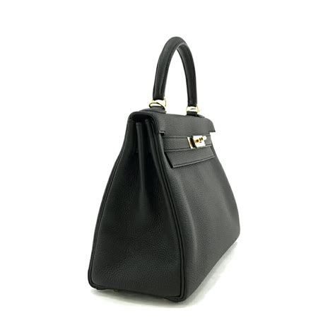 【楽天市場】エルメス Hermes バッグ ハンドバッグ ケリー Kelly 28 トゴ ブラック ゴールド金具 内縫い 027630cc