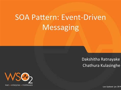 Soa Pattern Event Driven Messaging Ppt