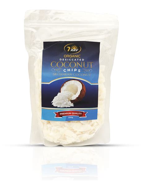 Desiccated Coconut Chips 250 G Senikma 7 Ray