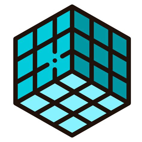 Cube Generic Outline Color Icon
