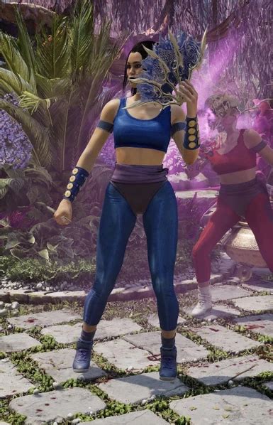Kitana In Sonyas Outfit With Enhanced Butt At Mortal Kombat 1 Nexus