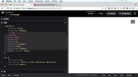 Handy CSS Animation Projects Full Screen Navigation Overlay