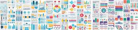Mega Set Of Infographic Elements Data Visualization Vector Design Template Can Be Used For