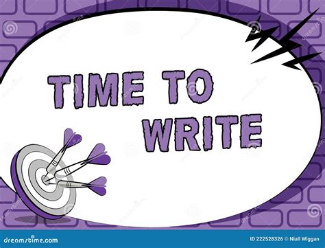 Text Showing Inspiration Time To Write Word Written On To Record Something Or To Express An