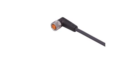 Evc149 Ifm Electronic Right Angle Female 1 Way M8 To Unterminated Sensor Actuator Cable 10m Rs